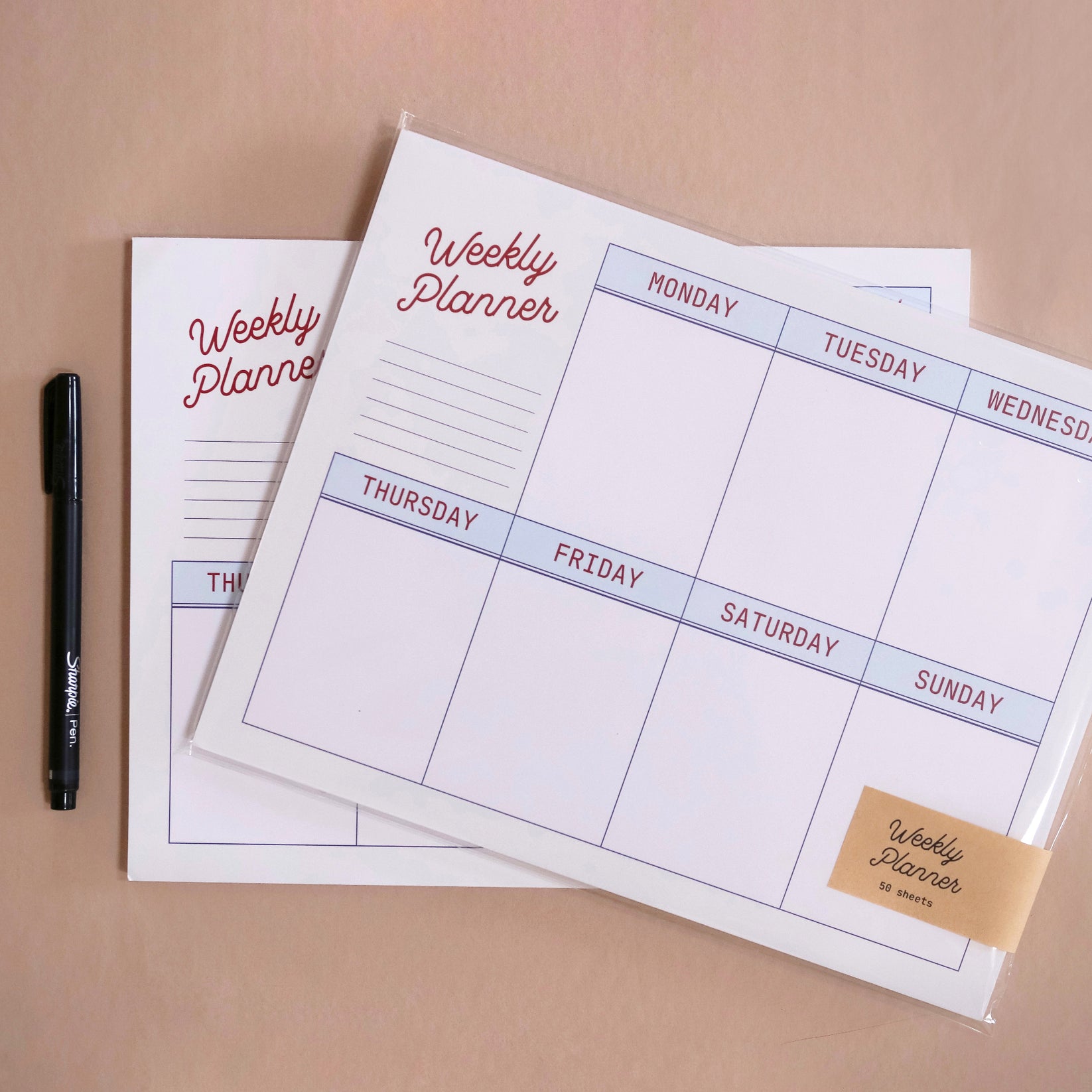 Weekly Planner Pad – Elevation Goods